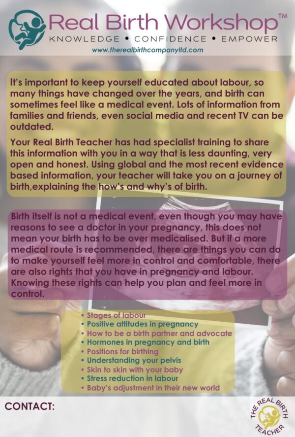 The Real Birth Workshop - The Real Birth Studio